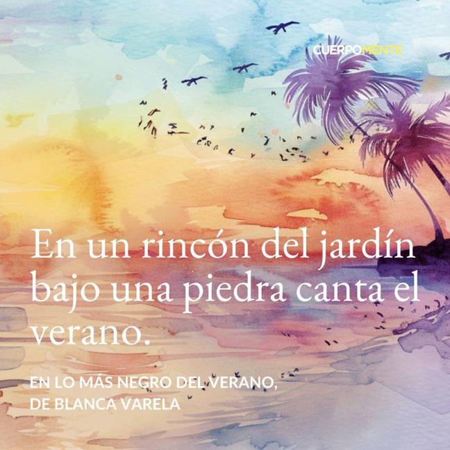 Poemas de verano: cuando el tiempo se detiene y la emoción despierta