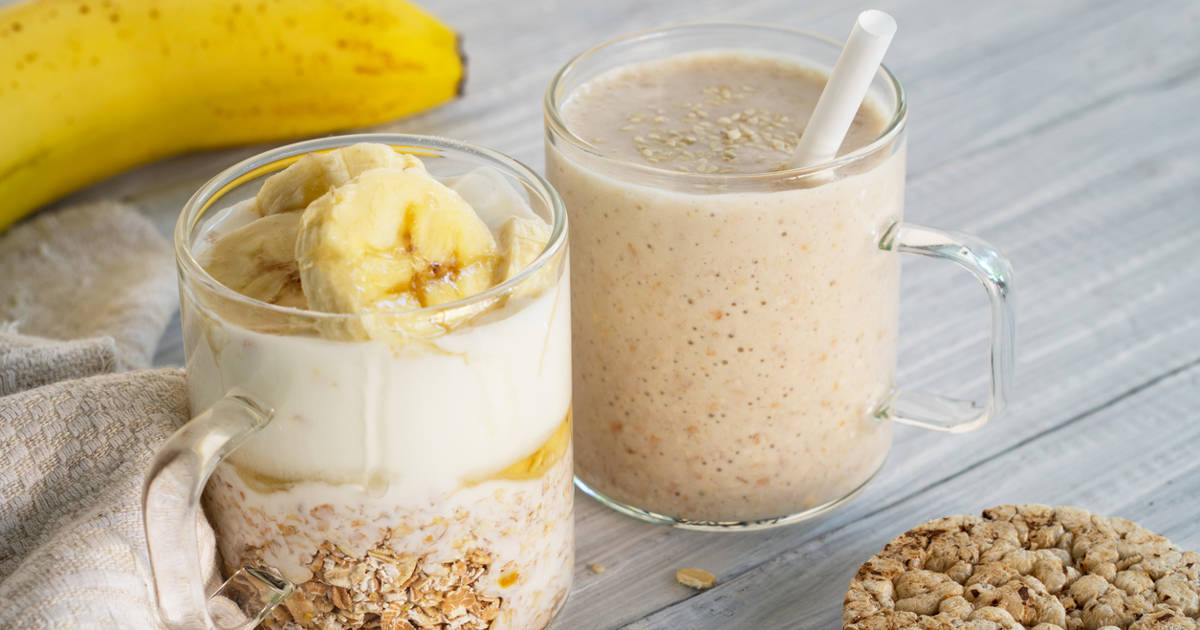 Cuáles son los beneficios de tomar cada día un batido de avena y plátano
