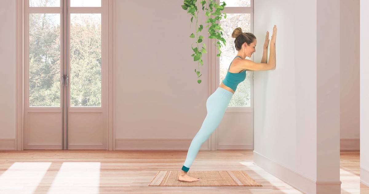 La plancha de pilates pared que aplana el abdomen y estiliza la espalda