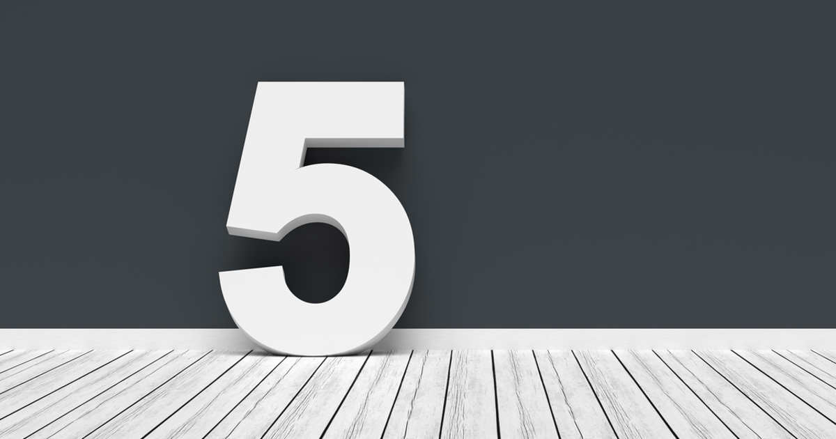 El número 5 en numerología: cuál es su significado espiritual y cómo ...