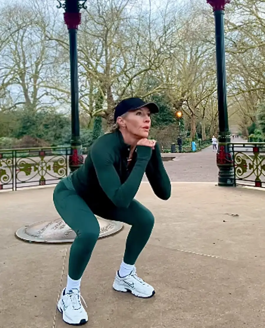 Caroline Idiens (53 años), entrenadora: "Estos 5 minutos de ejercicios ...
